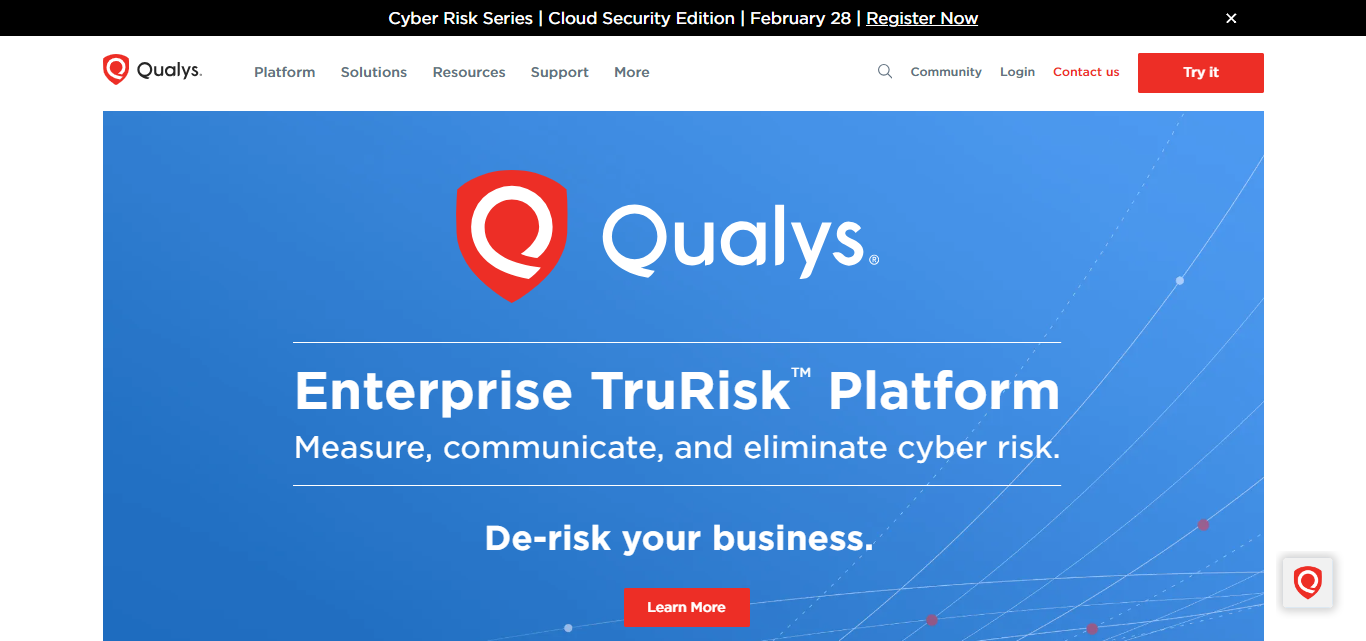 Qualys cloud platform - Spylead